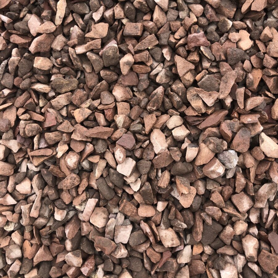 3/4'' Red Rock Gravel - Witt Excavating